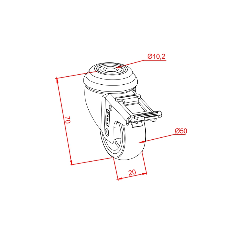 Ø 50 Tekli Tekerlek KAMA | Doğuş Kalıp